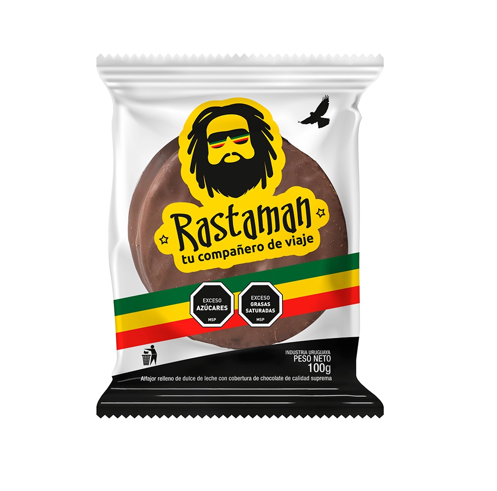 Almacenes Mediato - Alfajor Rastaman negro 100gr