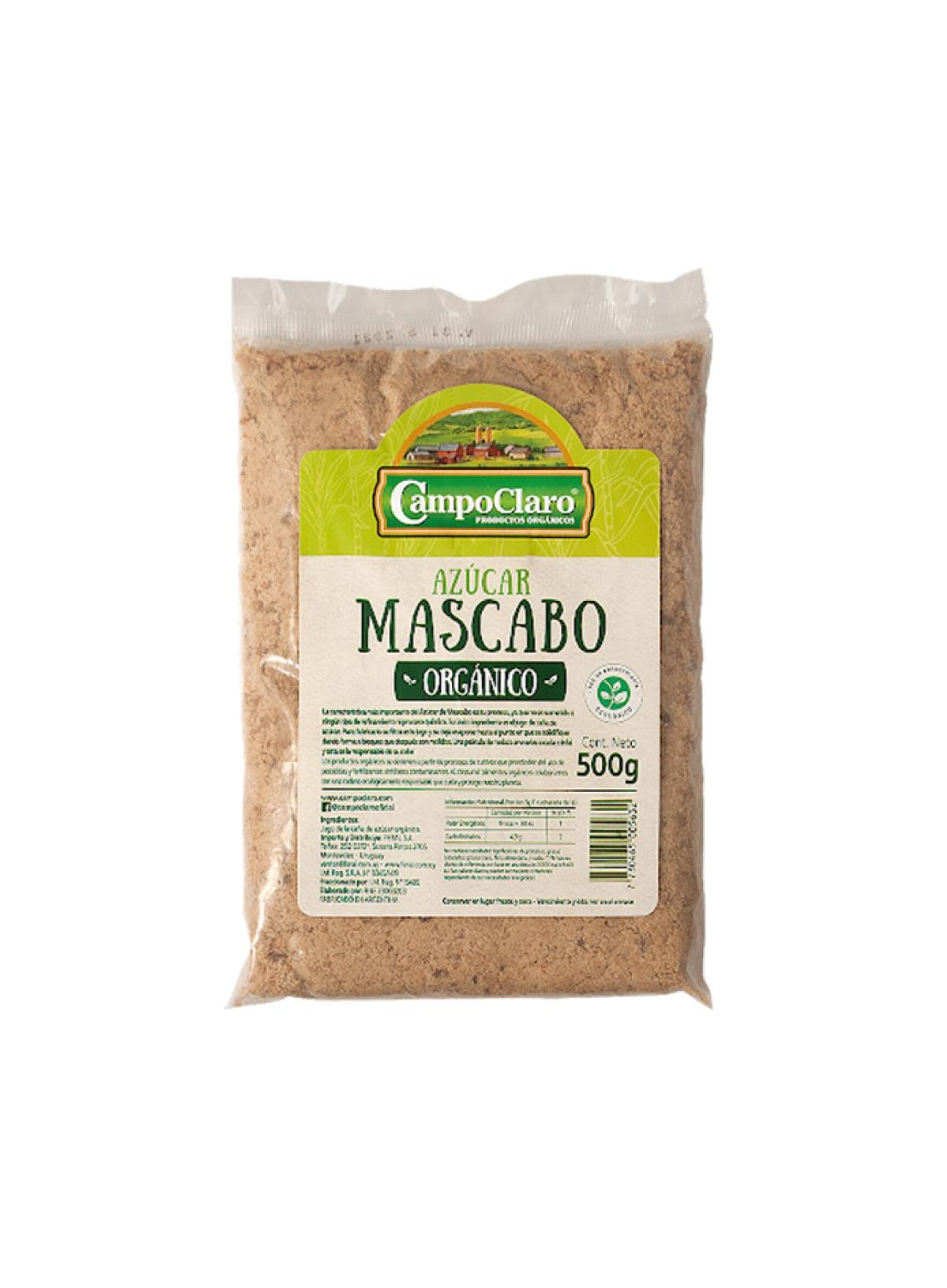 Almacenes Mediato - Azúcar mascabo CampoClaro orgánica 900gr