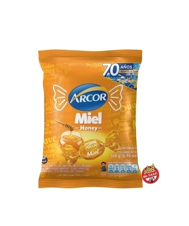 Almacenes Mediato - Caramelos Arcor miel 140gr