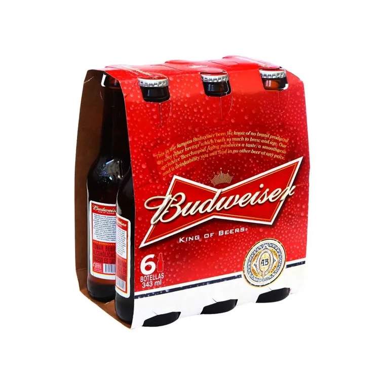 Almacenes Mediato - Cerveza Budweiser 6 bot. x330ml