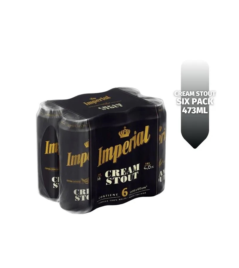 Almacenes Mediato - Cerveza Imperial cream stout 6 latas x 473ml