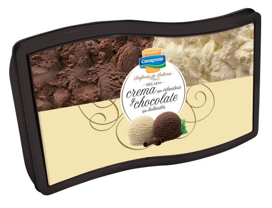 Almacenes Mediato - Helado Conaprole crema Irl. y choco.Hol. 2lt