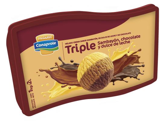 Almacenes Mediato - Helado Conaprole sambayón, chocolate y DDL 2lt
