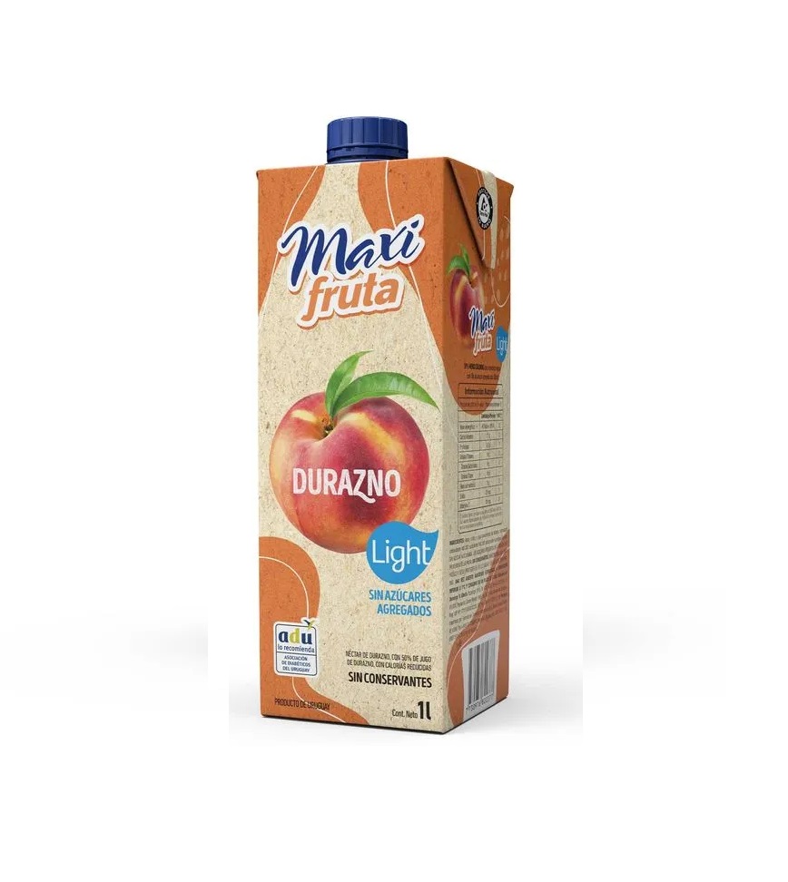 Almacenes Mediato - Jugo Maxi fruta light durazno 1lt