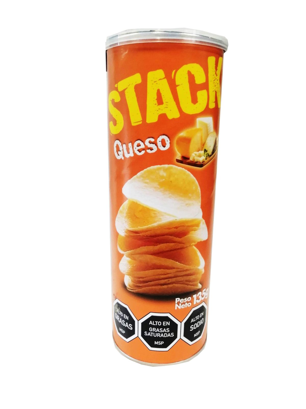 Almacenes Mediato - Papas Stack queso 135gr