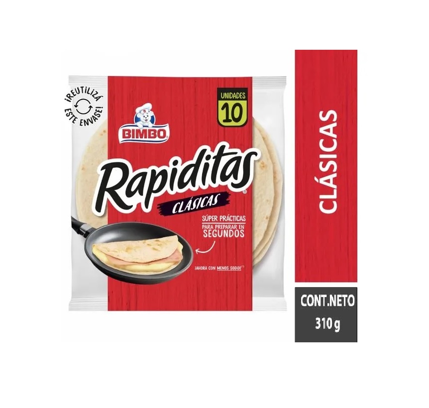 Almacenes Mediato - Rapiditas Bimbo clásicas 310gr