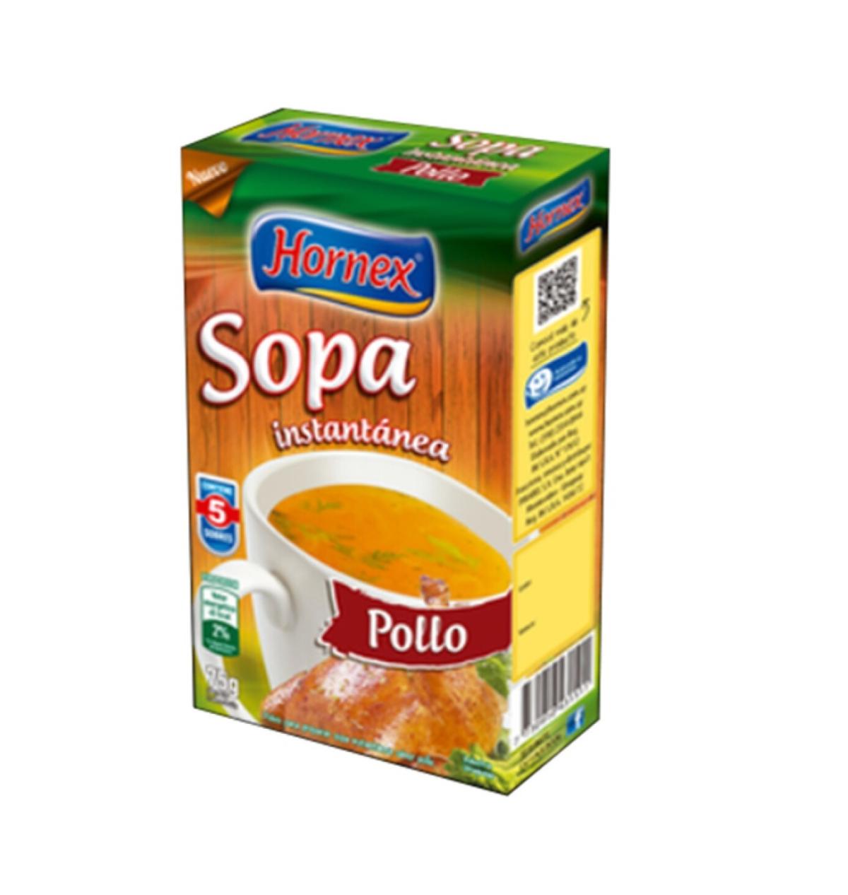 Almacenes Mediato - Sopas instant.Hornex pollo 15gr